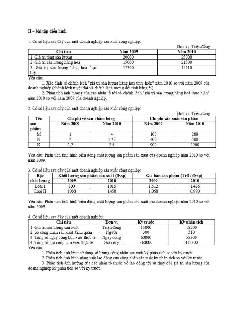 Bài tập PTKD gốc | PDF