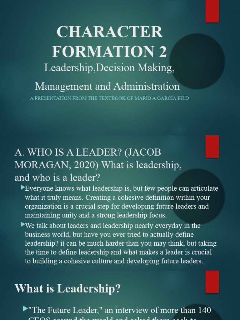 Character Formation 2 | PDF | Career & Growth