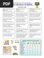 Past Simple Speaking Cards | PDF