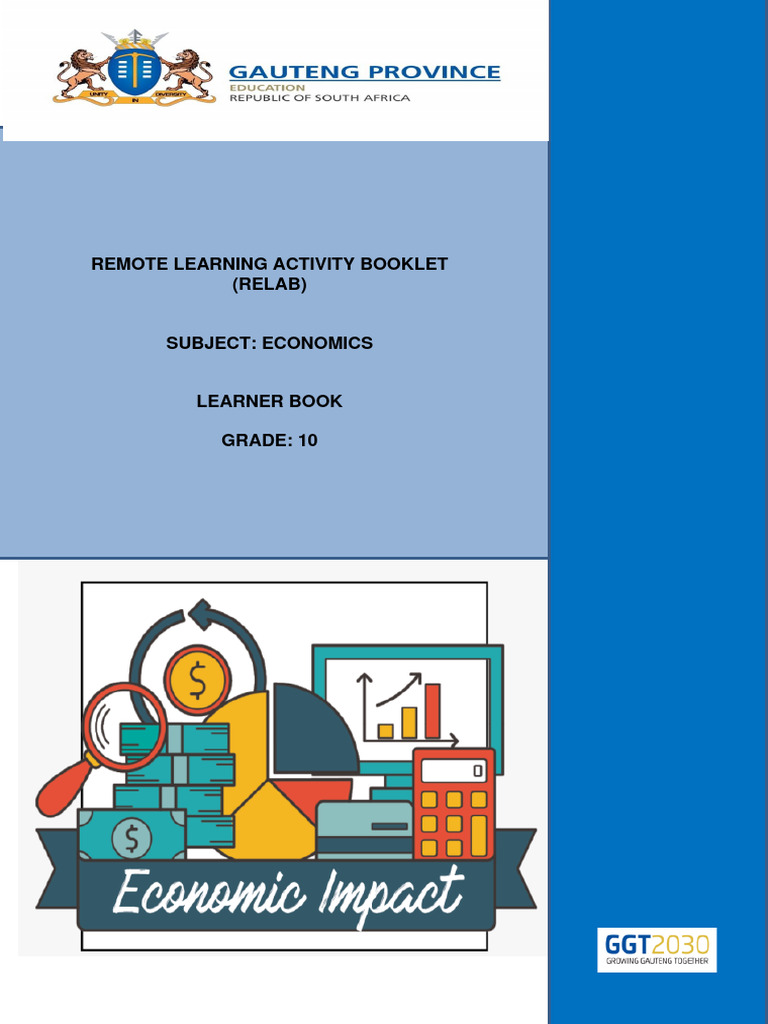 Grade 10 Economics Remote Learning Guide | PDF | Taxes | Gross Domestic ...