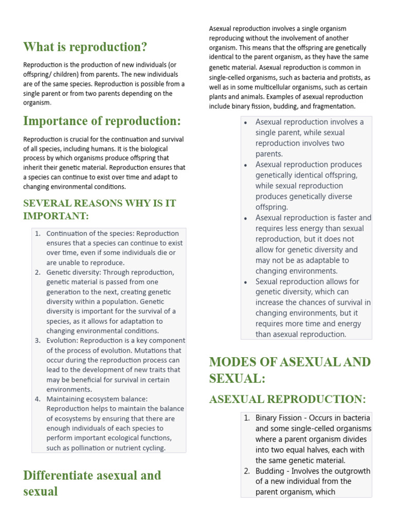 Genbio Reviewer | PDF | Reproduction | Sexual Reproduction