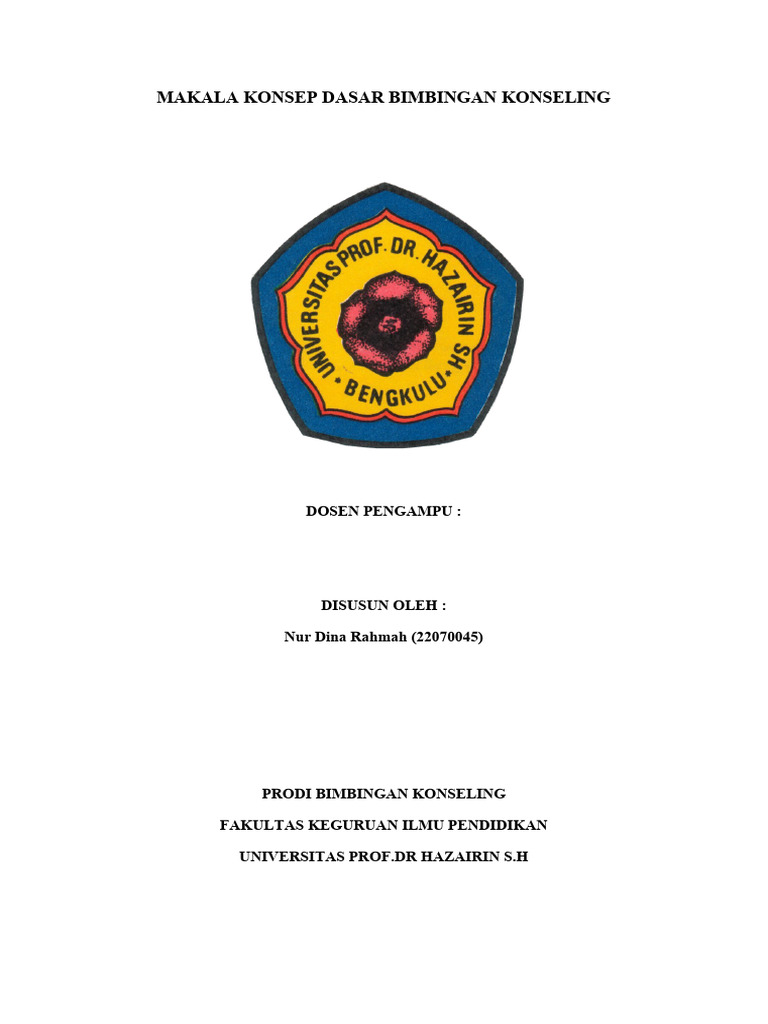 Konsep Dasar Bimbingan Konseling | PDF