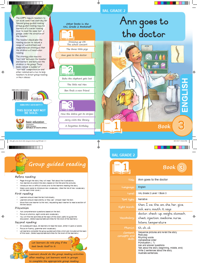 Ann Goes To The Doctor | PDF | Phonics | Written Communication