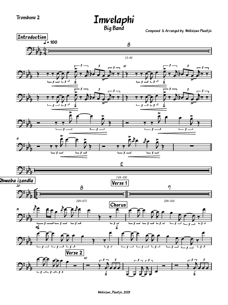 TRB 2 Imvelaphi | Descargar gratis PDF | Oral Literature | Musical Forms