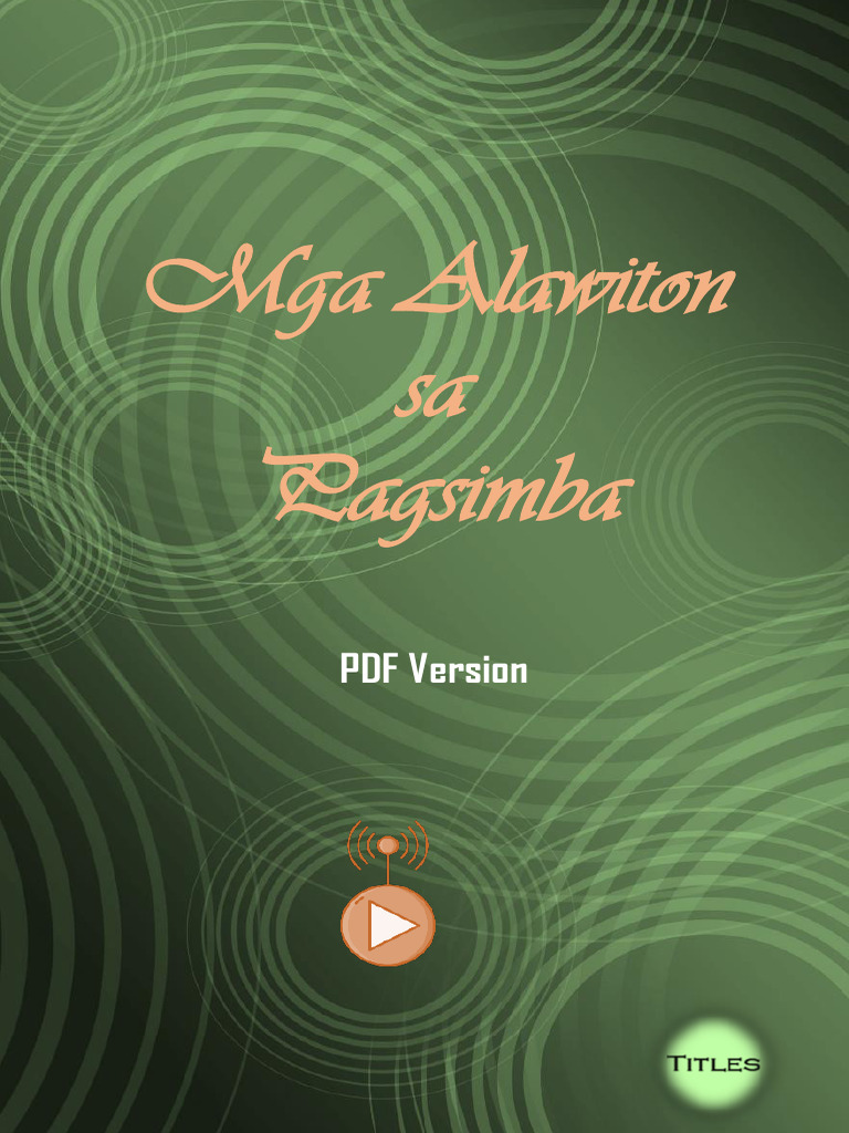 Mga Alawiton Sa Pagsimba | PDF