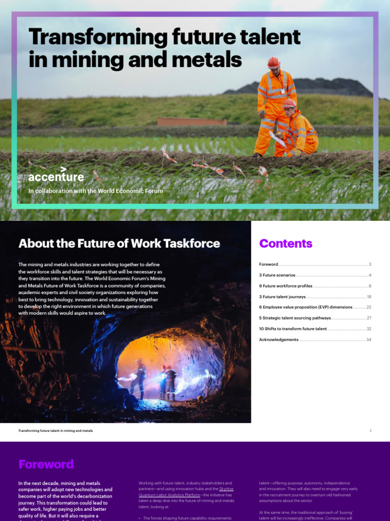 Future Talent Strategies in Mining | PDF | Artificial Intelligence ...