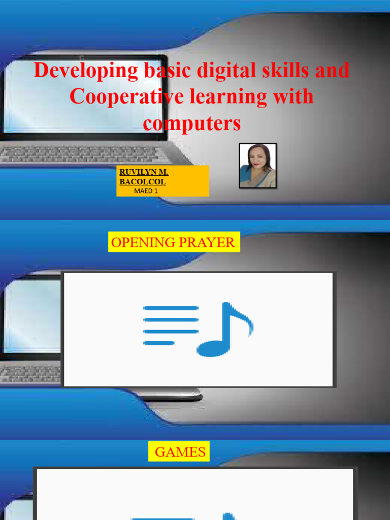 Basic Digital Skills and Cooperative Learning Through Computers | PDF ...
