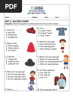 Let's Go 2 Unit 3 Test | PDF | Language Arts & Discipline | Foreign ...