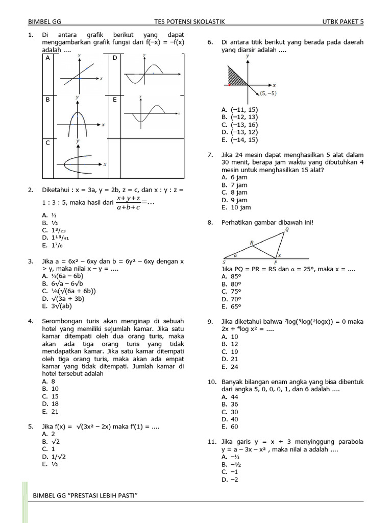 Bahan Ajar TPS 5 | PDF