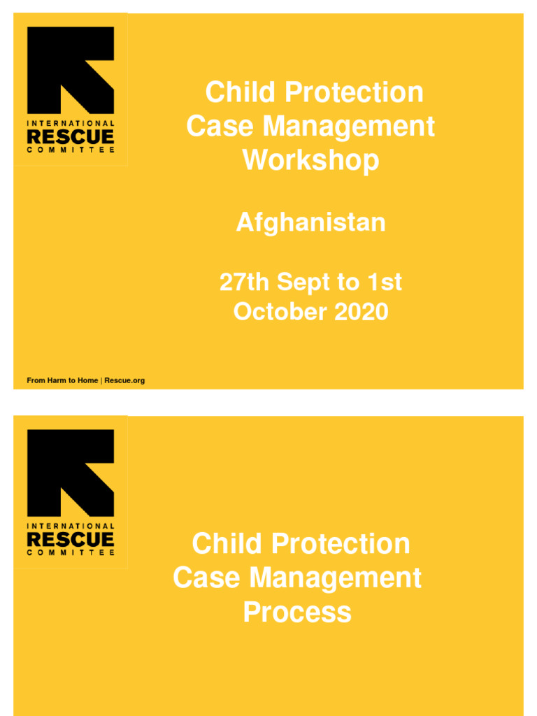 Case Management Process | PDF | Child Protection | Consent