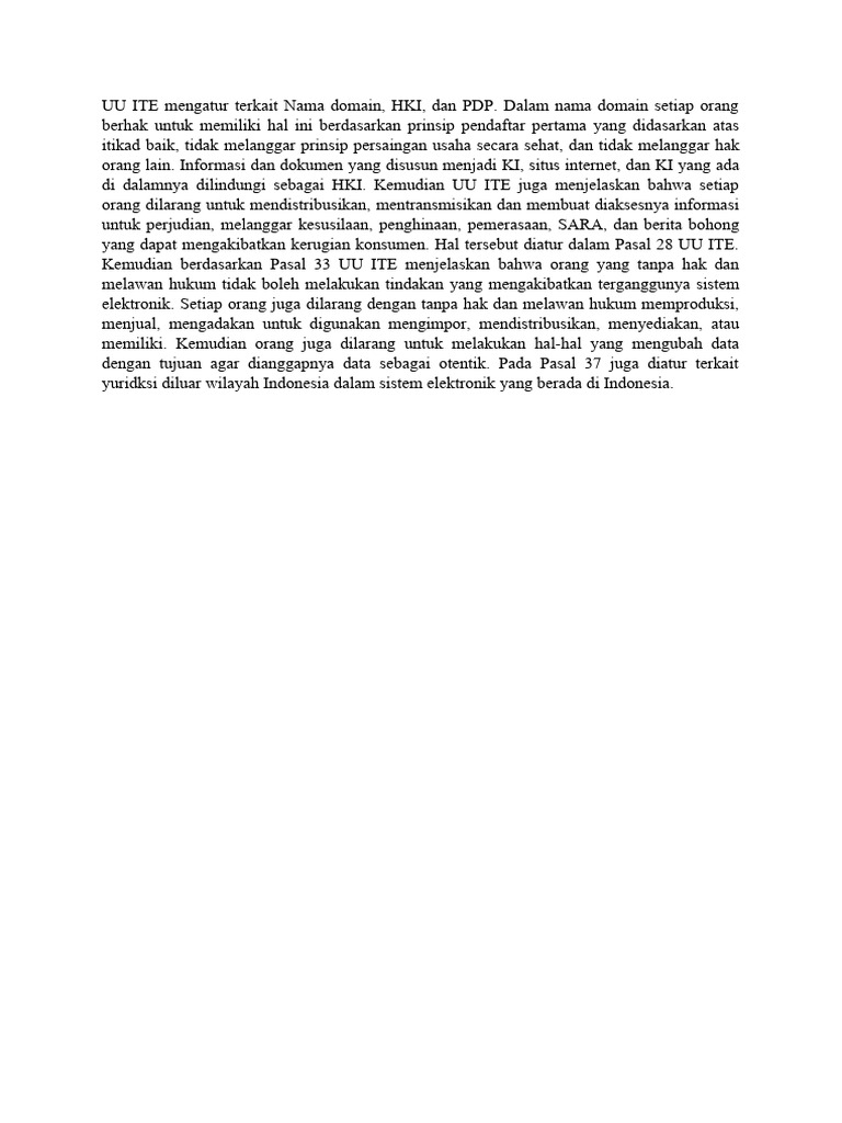 Bab 6 Dan 7 UU ITE | PDF
