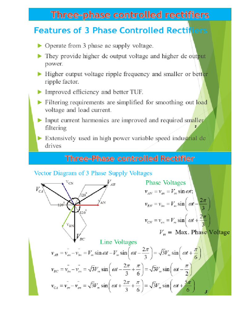 Three-Phase Controlled Rectifier C | PDF