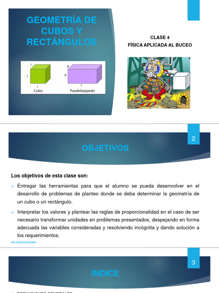 Clase 4, Geometría de Cubos y Rectangulos | PDF | Volumen | Geometría