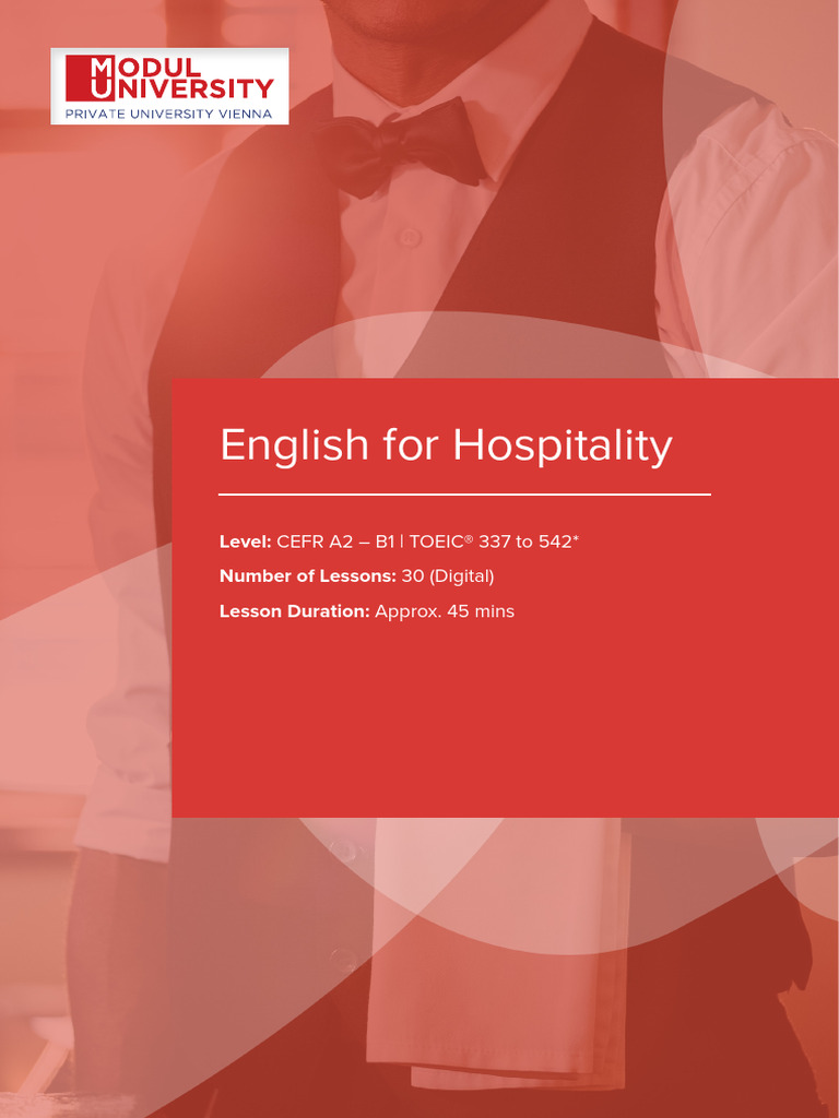 MU Hospitality English | PDF | Accent (Sociolinguistics) | English Language
