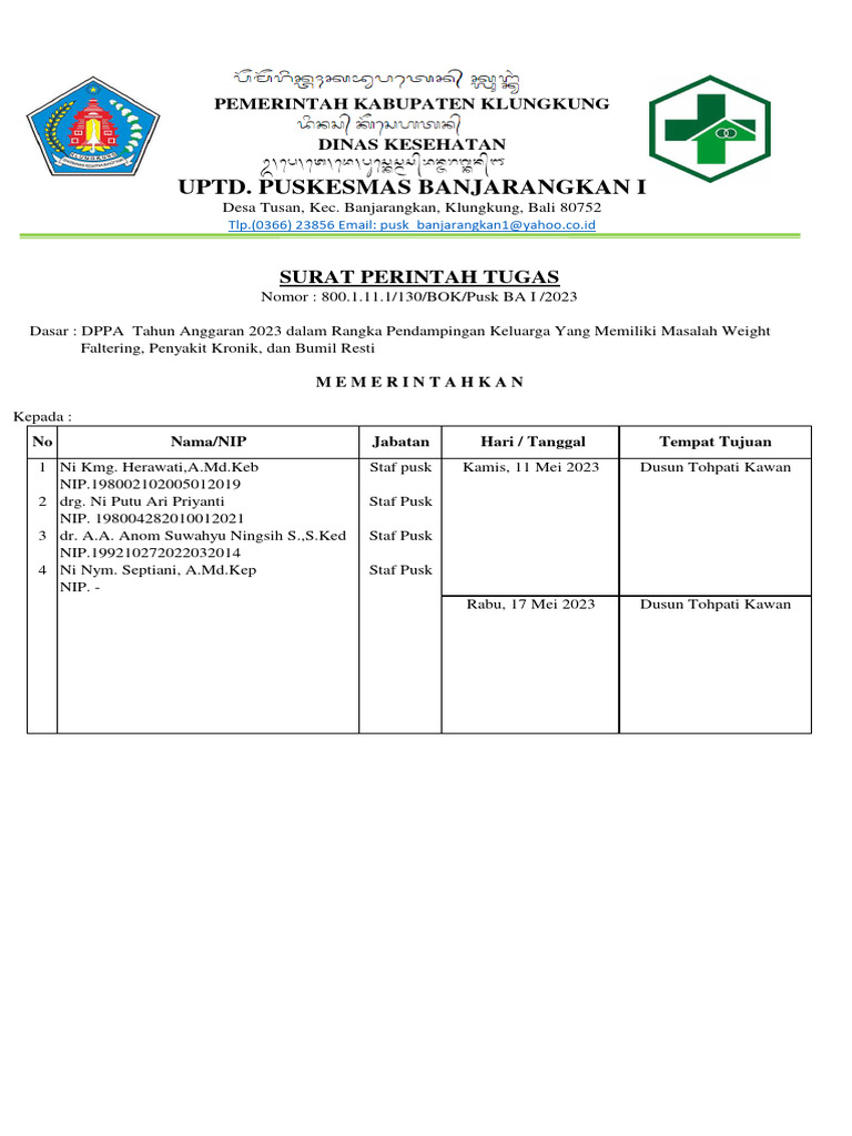 SPT Bok Pembina KLG Mei23 | PDF