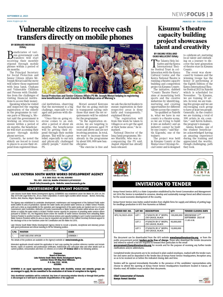 Kenya Forest Service Tenders | PDF