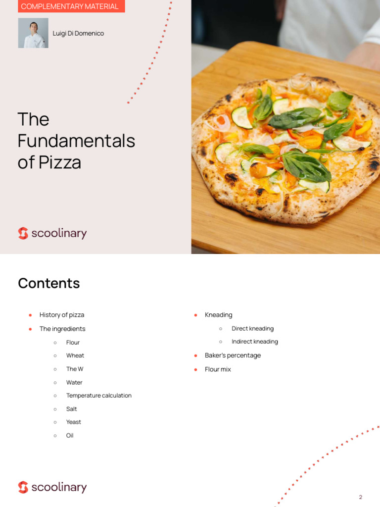 Fundamentals of Pizza | PDF | Yeast | Food And Drink