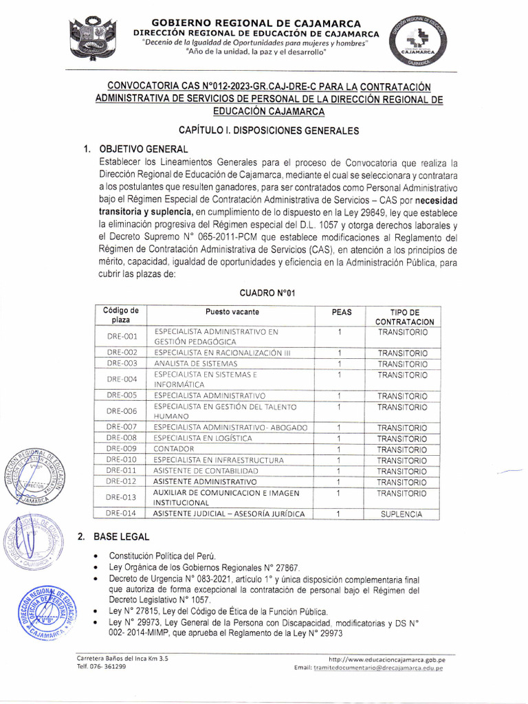 Bases Cas 12-2023 Drec | PDF