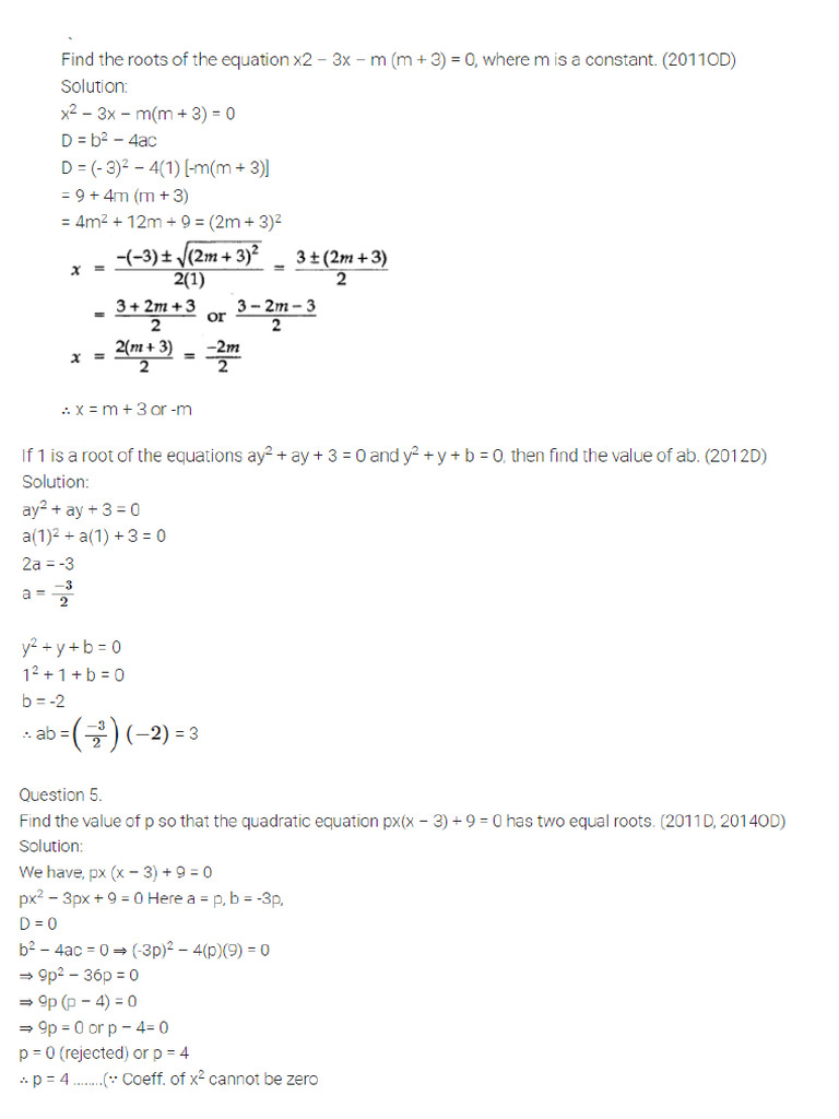 cl10 l4 Maths | PDF