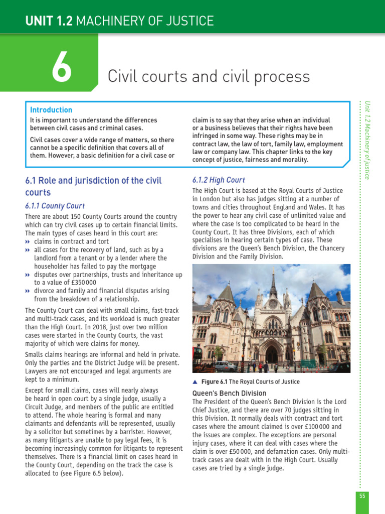 Civil Courts and Civil Process | PDF