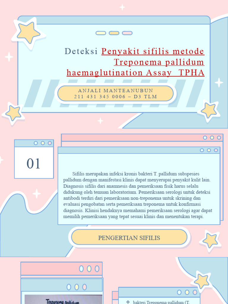 Deteksi Sifilis Tpha (Anjali M 2114313450006) | PDF