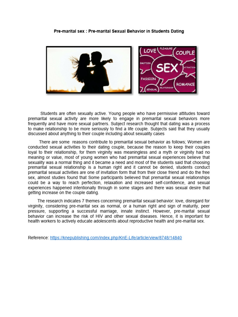 Pre Marital Sex By Biron Pdf