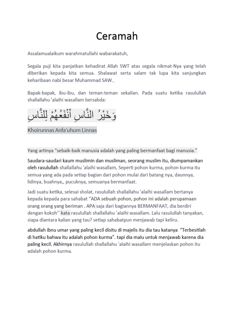 Ceramah | PDF