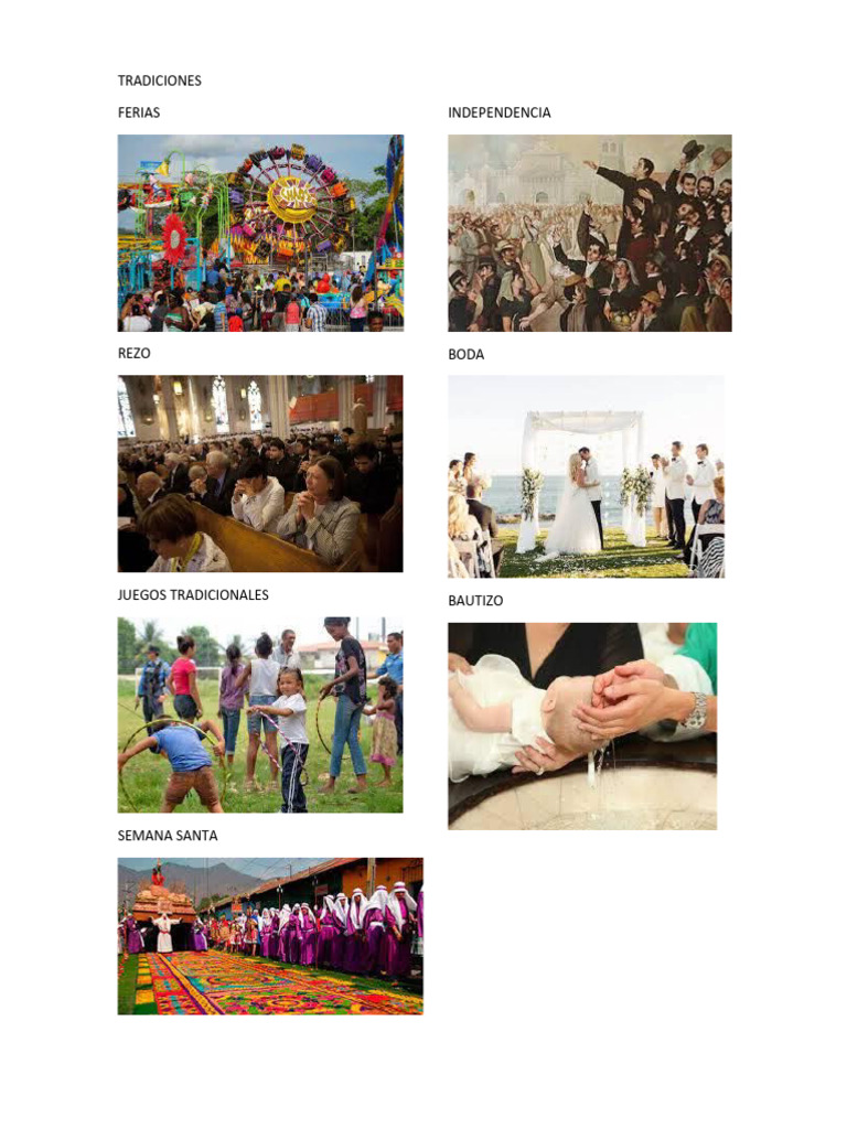 Costumbres y Tradiciones | PDF | Alimentos | Comida y bebida