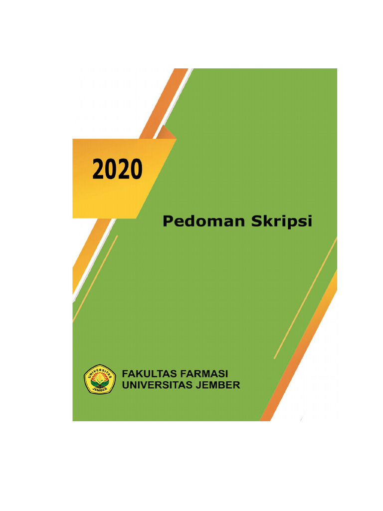 Pedoman Skripsi Farmasi 2020 | PDF