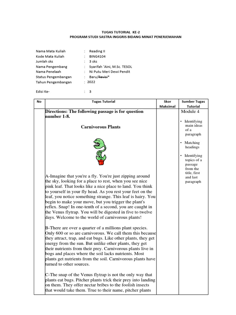 Tugas 2 Reading | PDF