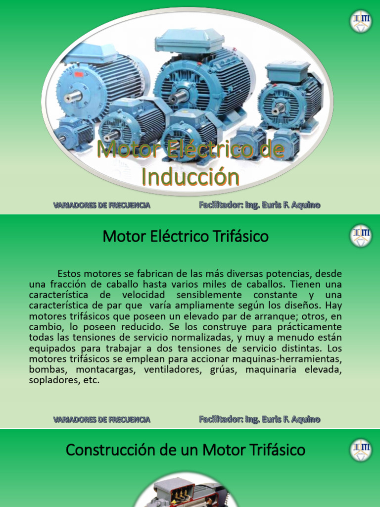 Motor Eléctico de Inducción | PDF | Motor eléctrico | Motores