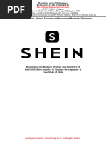 Case Study Shein....... | PDF | Fashion | Supply Chain