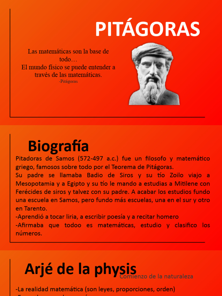 Pitagoras XD | PDF | Filosofía | Clásicos