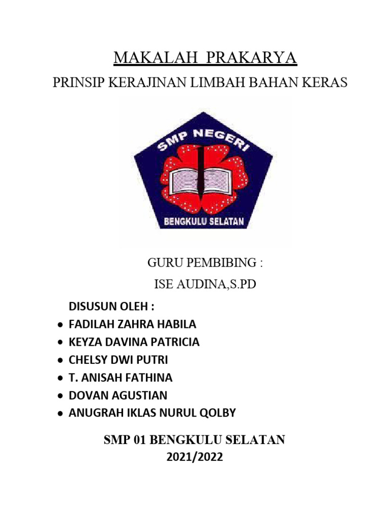 Makalah Prakarya | PDF