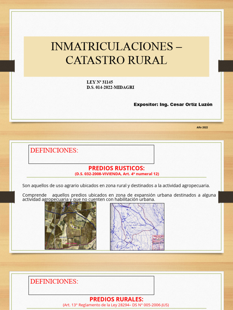 Inmatriculaciones - Catastro Rural | PDF | Caso de ley | Justicia