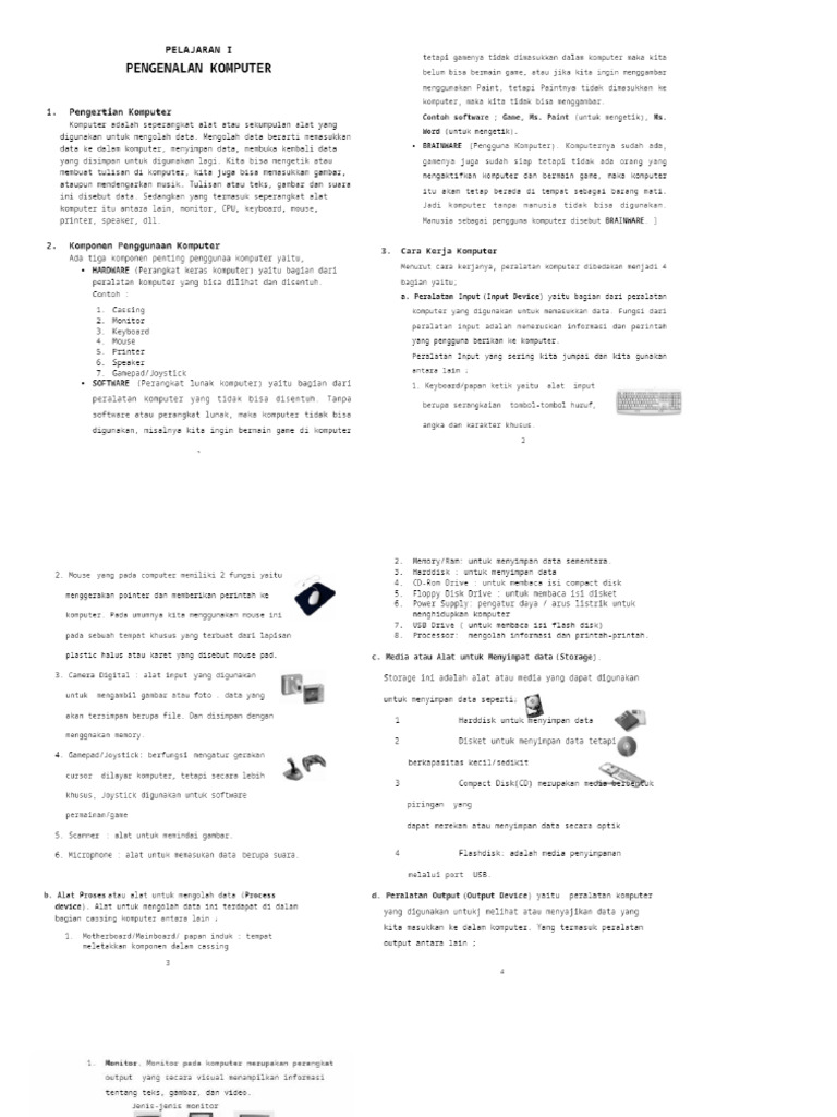 Modul Tik Kelas 5 | PDF