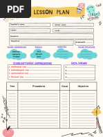 CBC Lesson Plan Template for Educators | PDF | Learning | Education Theory