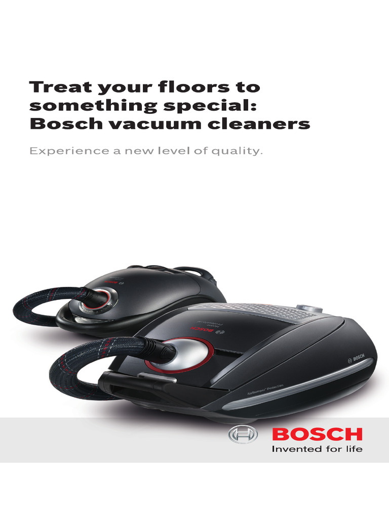 Bosch Vacuum Catalogue | PDF
