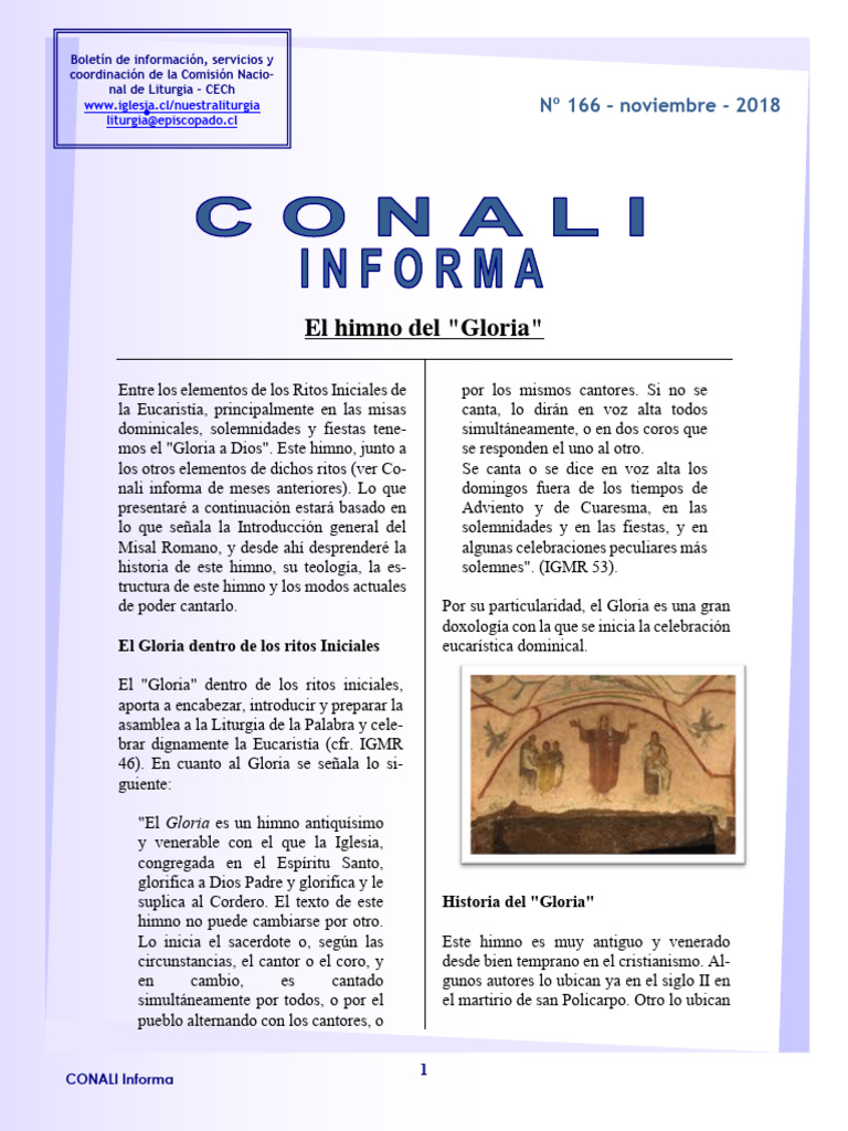 El Himno Del Gloria | PDF | Misa (liturgia) | eucaristía