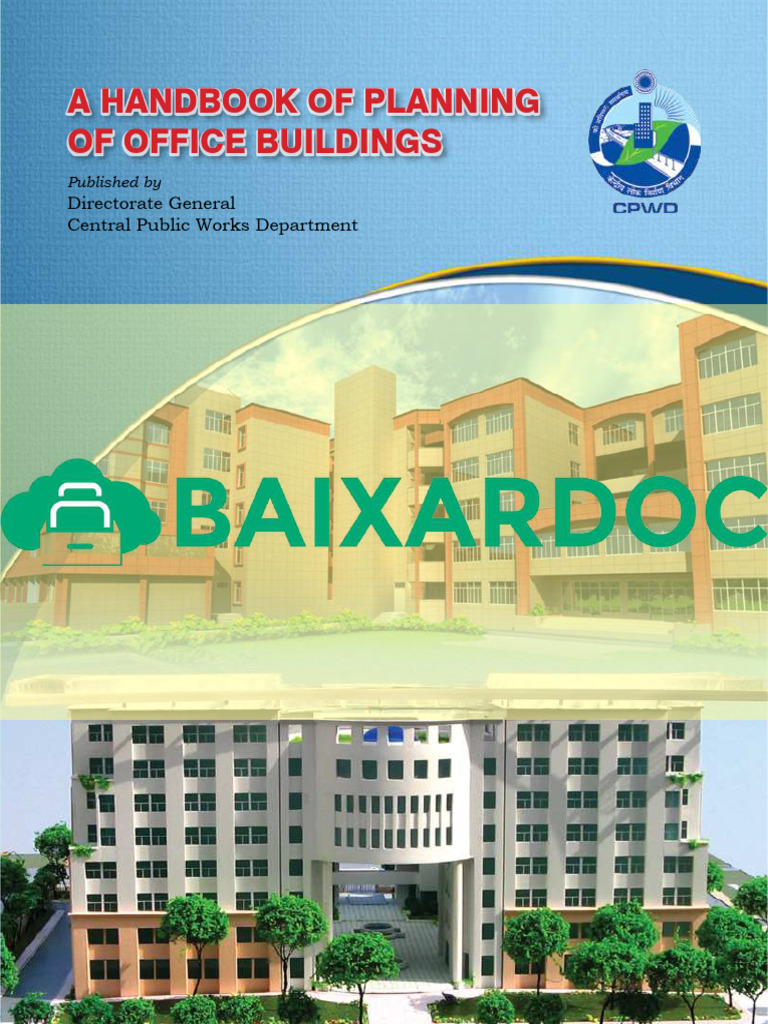 CPWD Handbook Office Building | PDF | Design | Sustainability