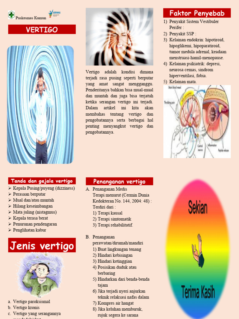 Leaflet - Vertigo Print | PDF | Kesehatan Holistik