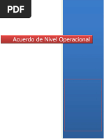 Ejemplo SLA, OLA | PDF | Acuerdo de nivel de servicio | Internet