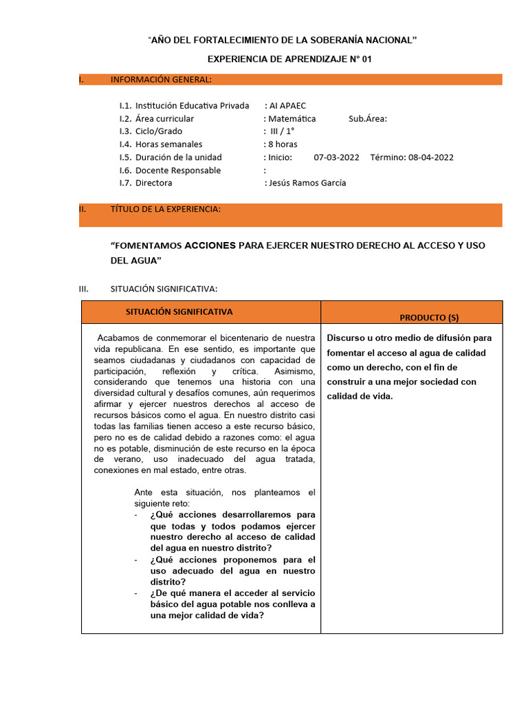 Modelo Estructura Unidad de Aprendizaje | PDF