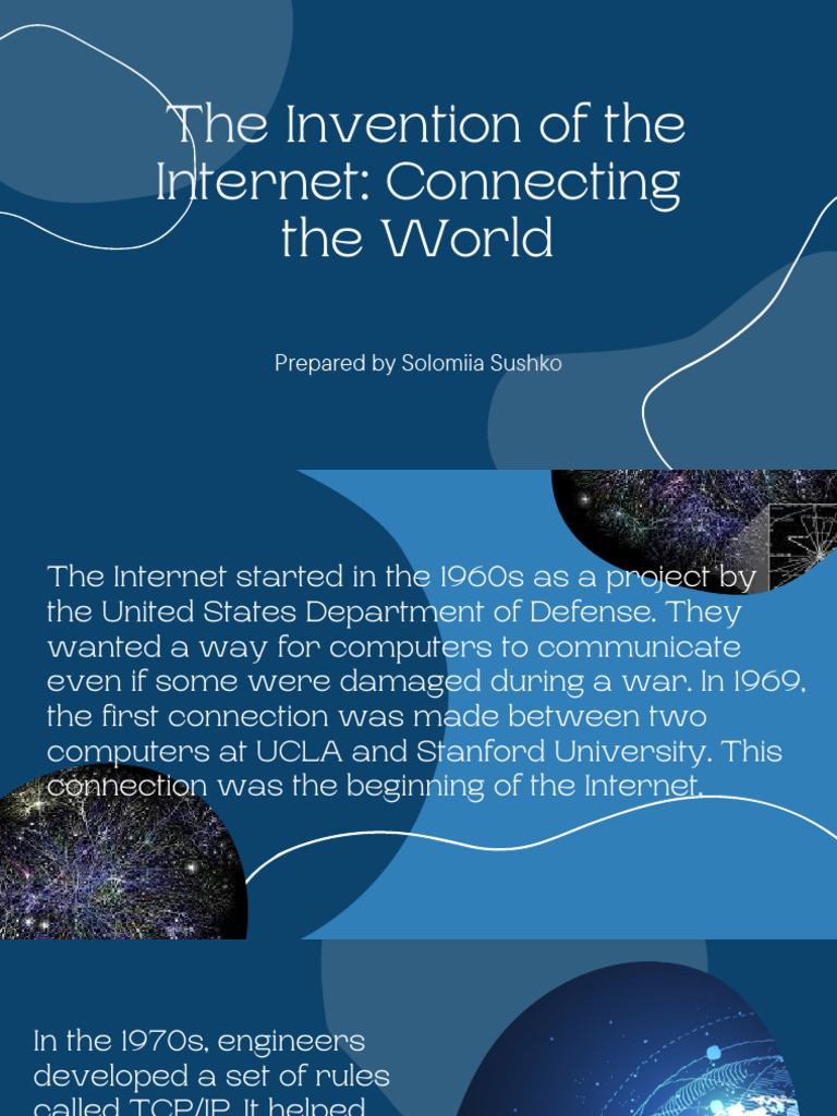 The Invention of The Internet Connecting The World | PDF | Internet ...