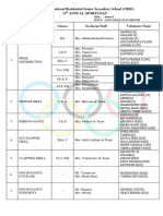 13th Annual Sports Day Agenda | PDF