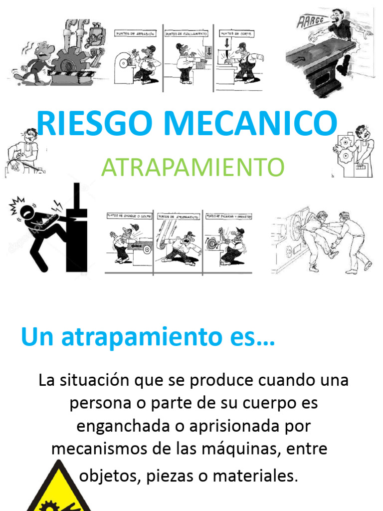 Riesgo Mecanico Atrapamiento | PDF