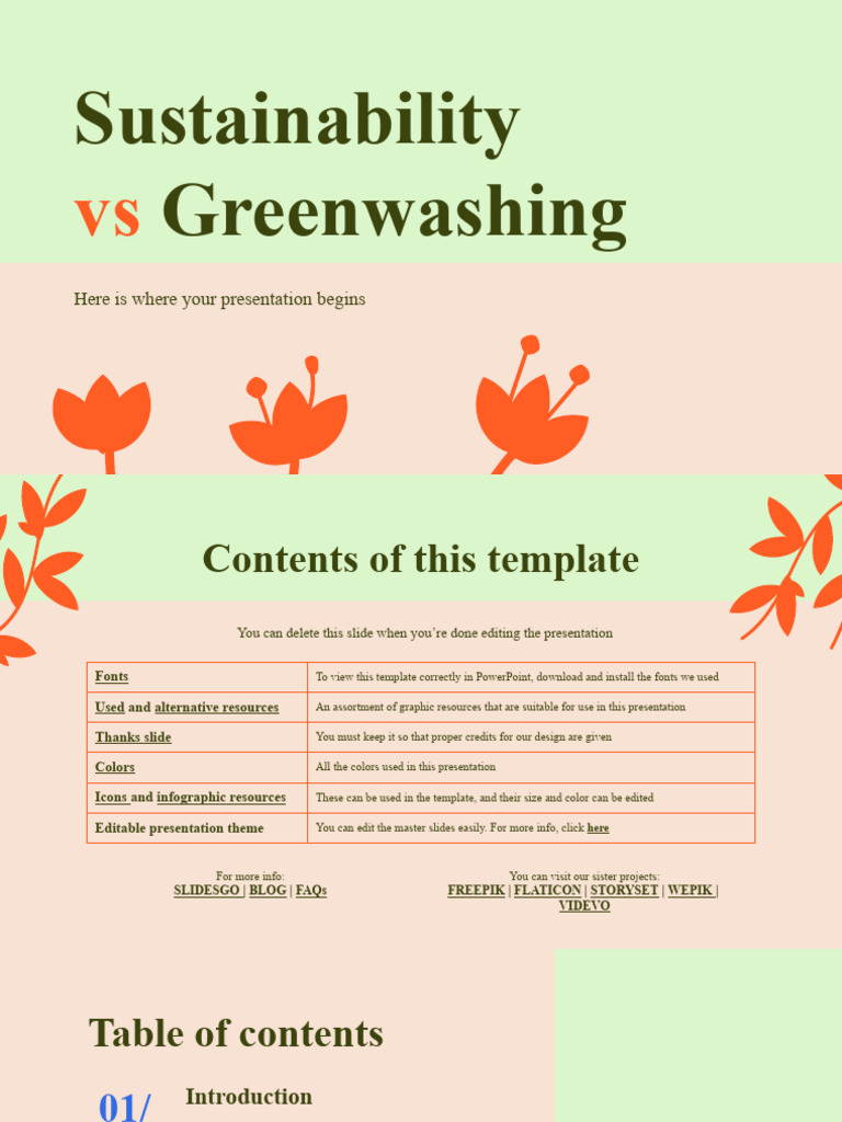 Sustainability vs Greenwashing Guide | PDF | Planets | Solar System
