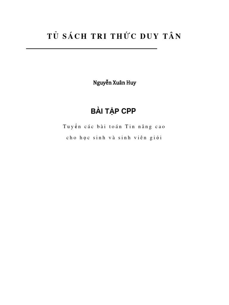 Exercises in CPP | PDF