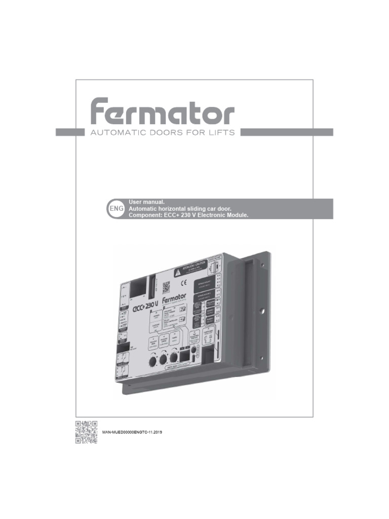 Fermator ECC+ 230V | PDF | Mains Electricity | Alternating Current