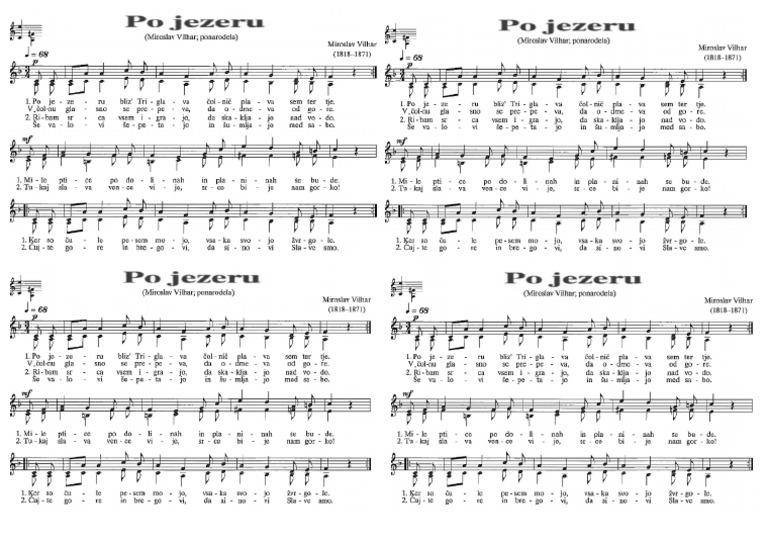 9 Po Jezeru 4x | PDF